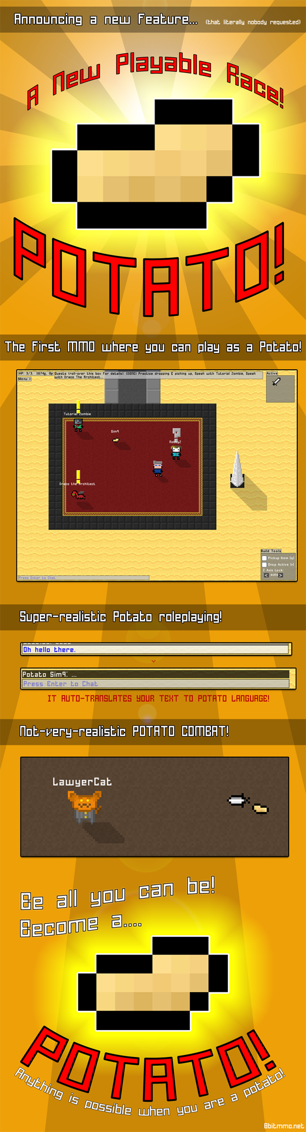 New Playable Race: POTATO! – RobbyZ's Blog