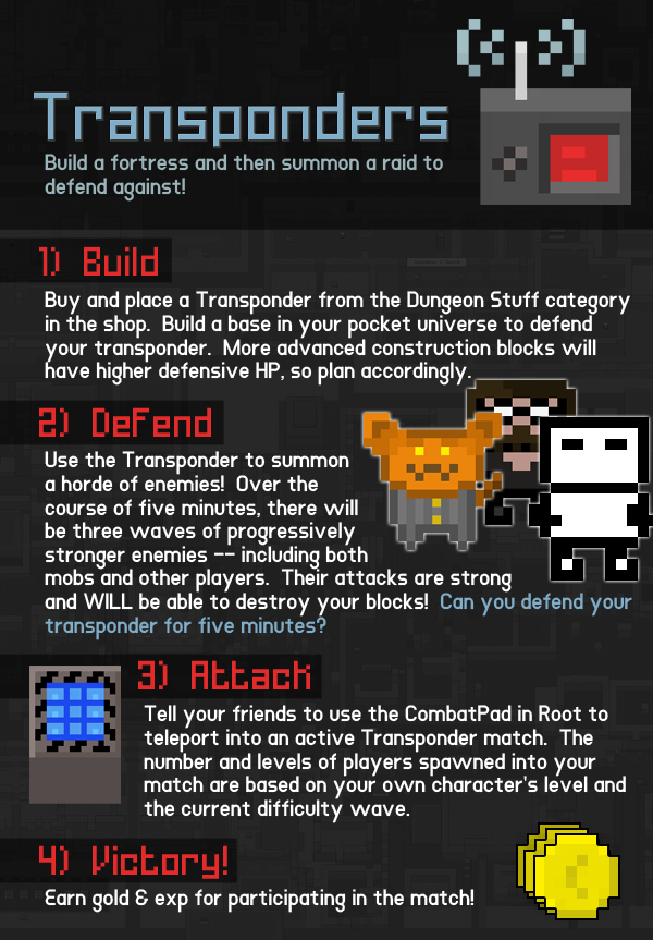 TRANSPONDERS NOW ON PRIMARY FOR ALL PLAYERS! – RobbyZ's Blog